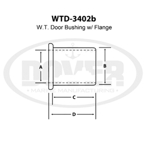 WTD-3402B-mb Bushing | Dover Marine Manufacturer